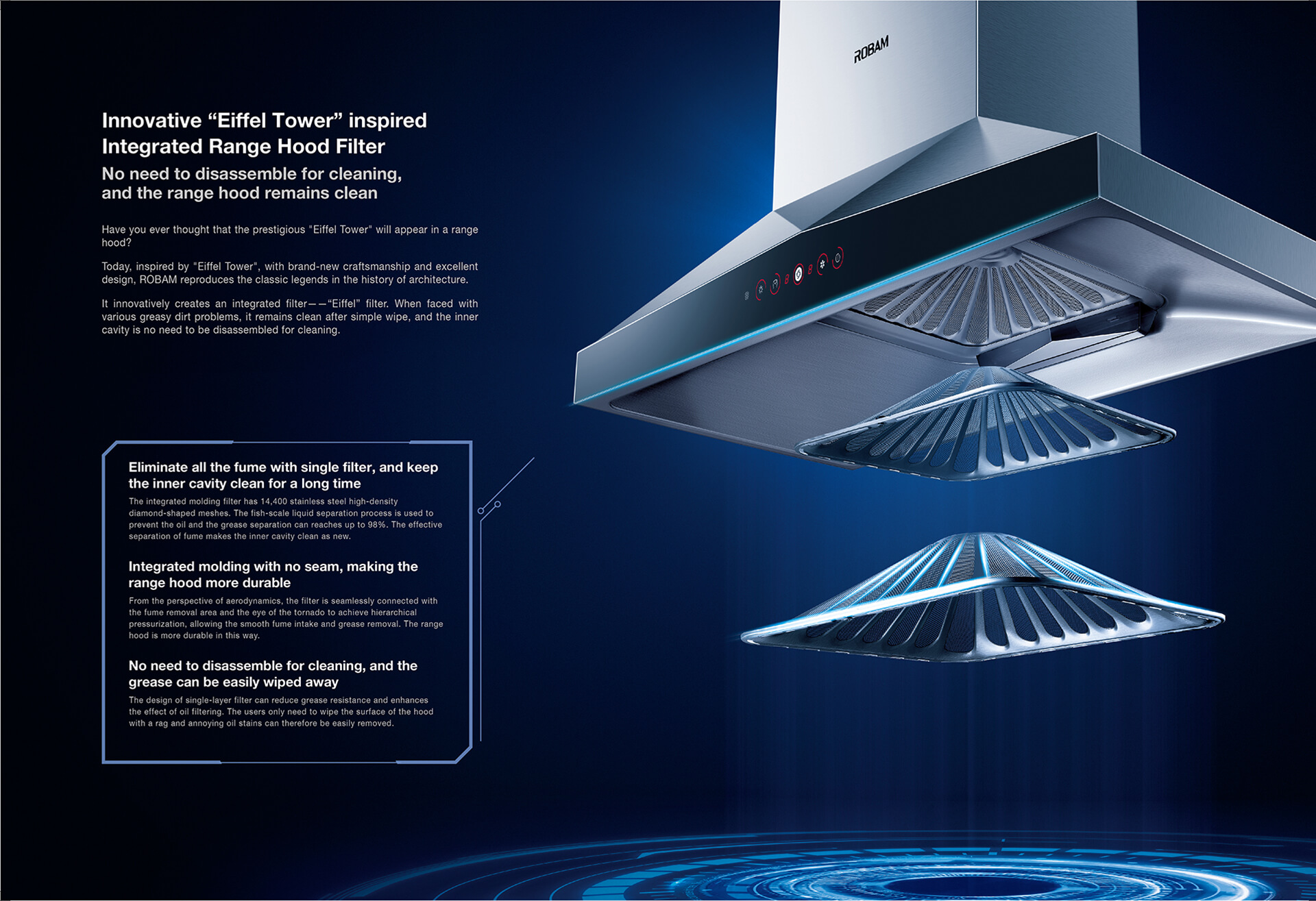 Robam Cooker Hood A837 – Tahol Marketing